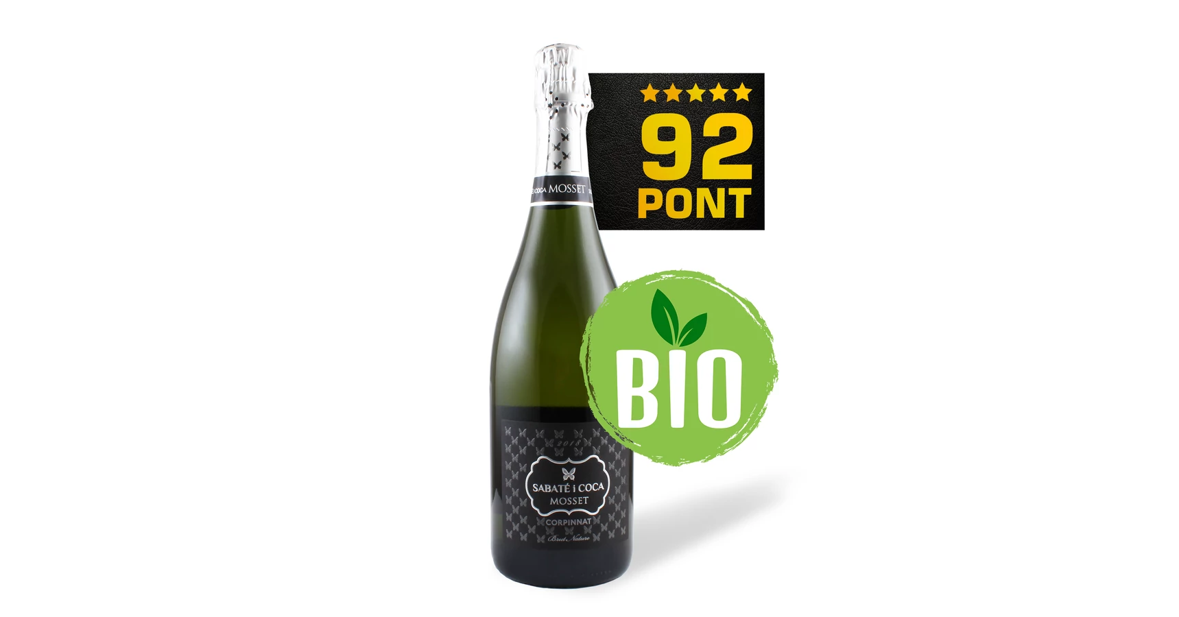 Mosset Brut Nature 2018 - Sabaté i Coca - Pannon Borbolt - 92 pont